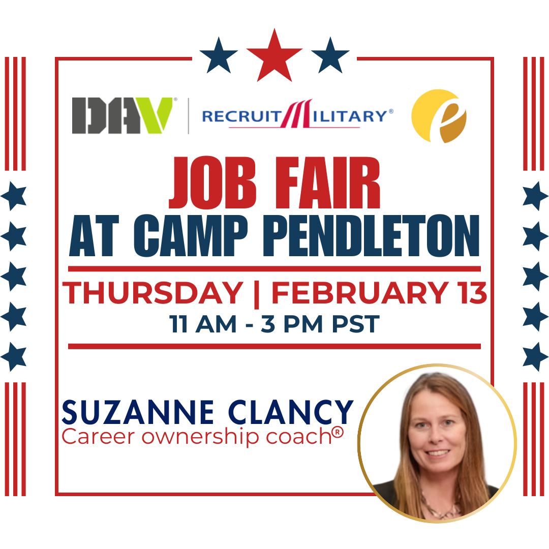 Job Fair at Camp Pendleton – Suzanne Clancy